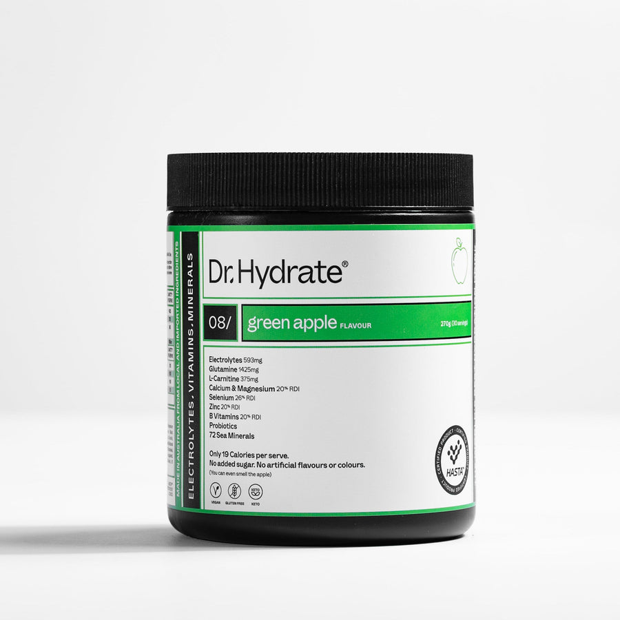 Dr. Hydrate Green Apple Jar | Hydration Supplement Australia